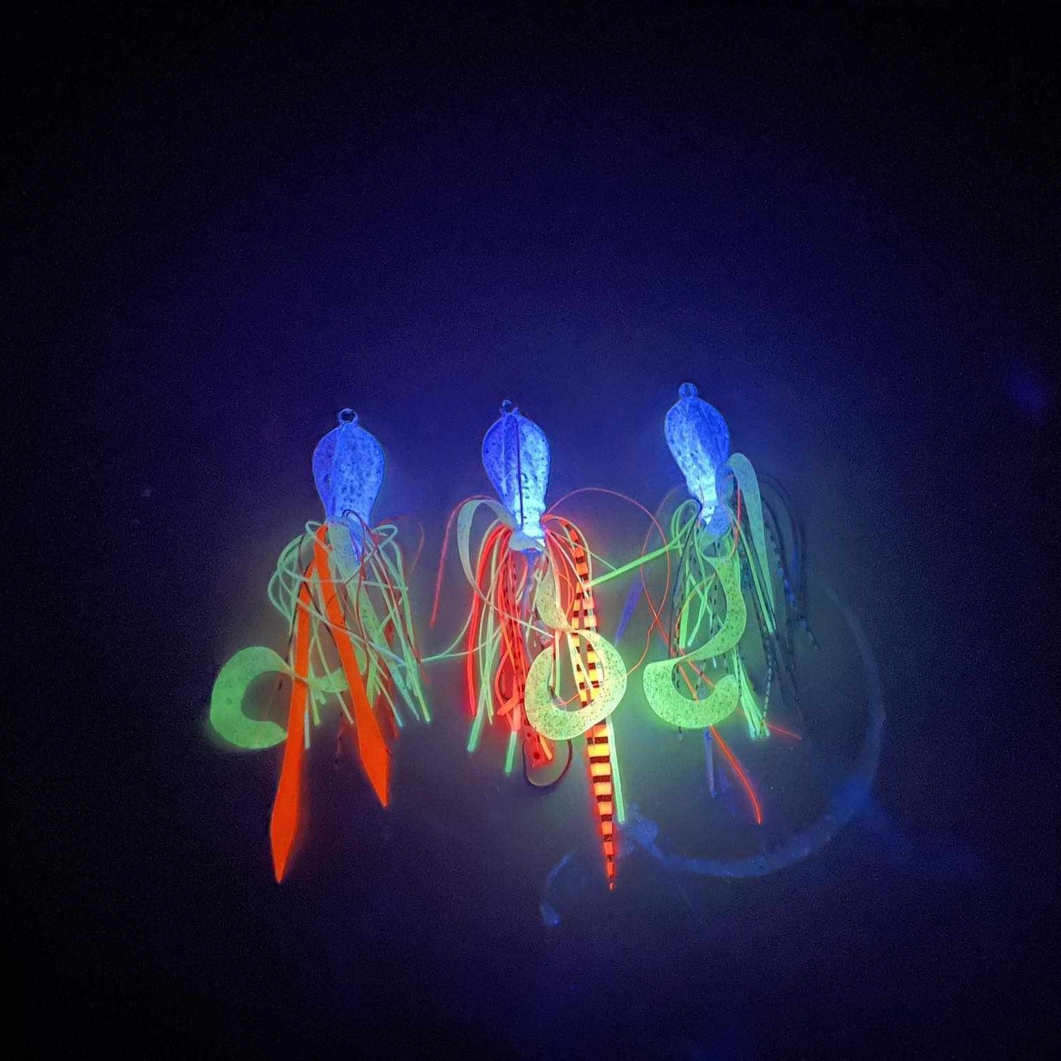 Ultra Glow UV Mini Bites Mixed Packs - Uncle Vinnie's Fishing Lures
